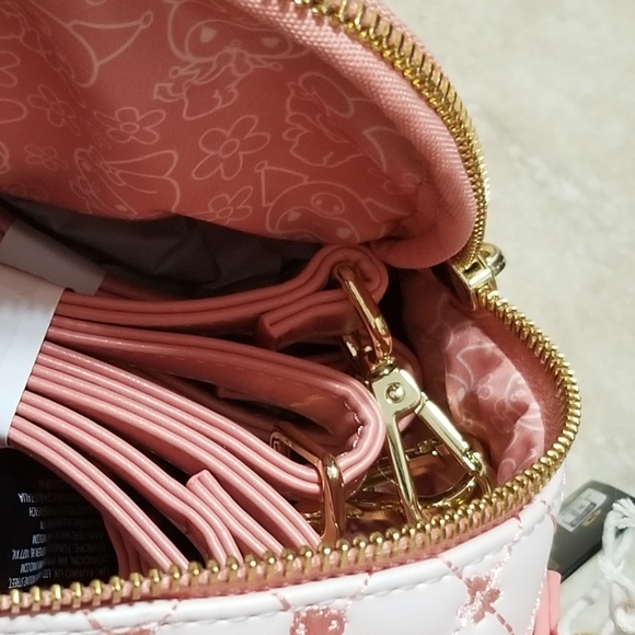 Loungefly | Bags | Loungefly Sanrio Kuromi My Melody Quilt Pattern Mini ...